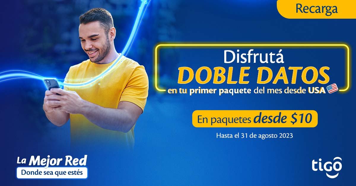 2x Data of Tigo El Salvador! - Joinvip In Touch